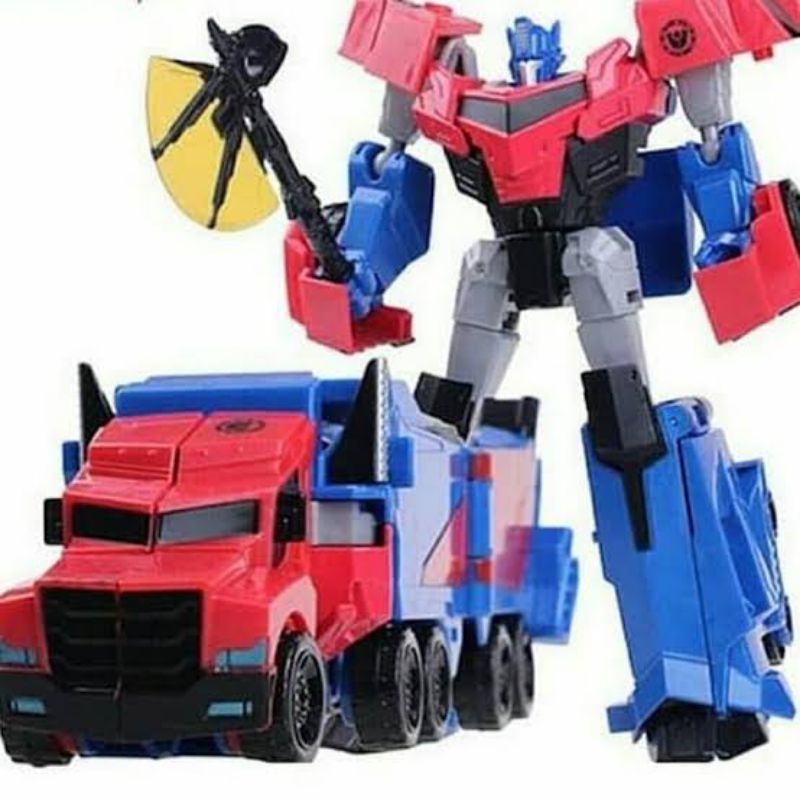 Jual TRANSFORMERS OPTIMUS PRIME Mainan Robot Figure Robots in Disguise ...