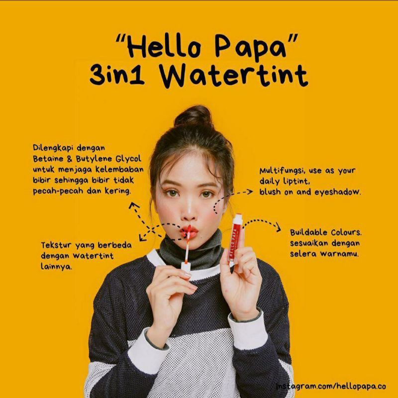 Jual HELLO PAPA WATERTINT Indonesia|Shopee Indonesia
