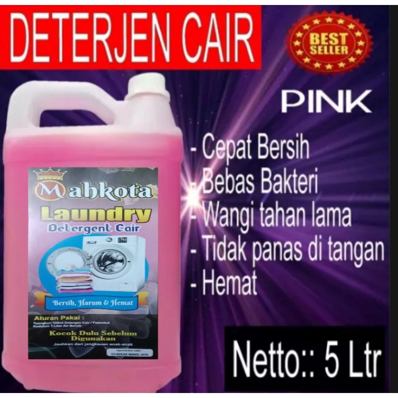 Jual VIRALL!!! DETERJEN CAIR LAUNDRY KEMASAN 5 LITER VARIAN PINK ...