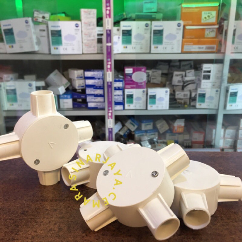 Jual T Dus Listrik 3/4 Cabang 4 Sambungan Pipa Listrik Tdus / Tedus 3 4 ...