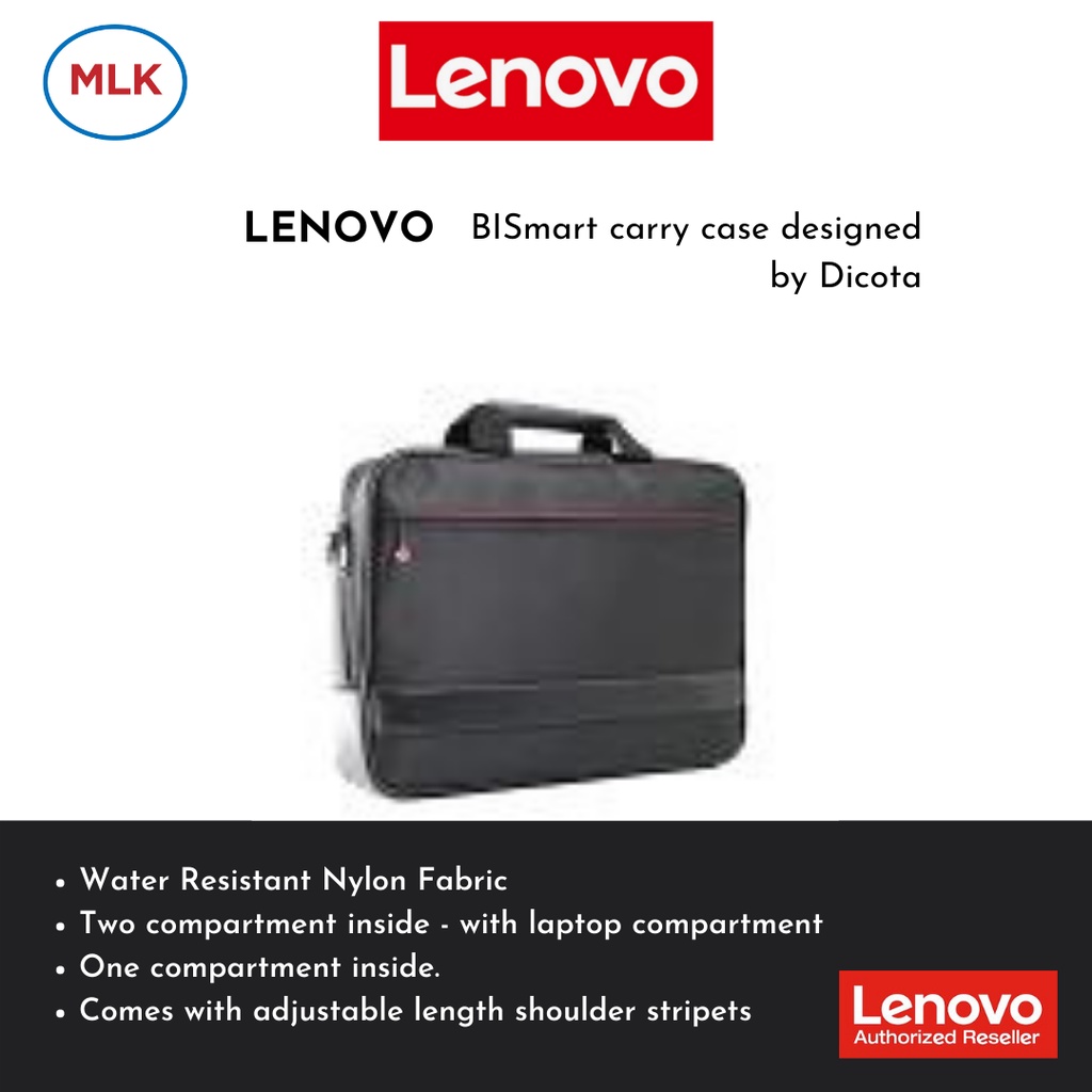 Jual LENOVO BISmart carry case designed by Dicota //BAG NB LENOVO ...