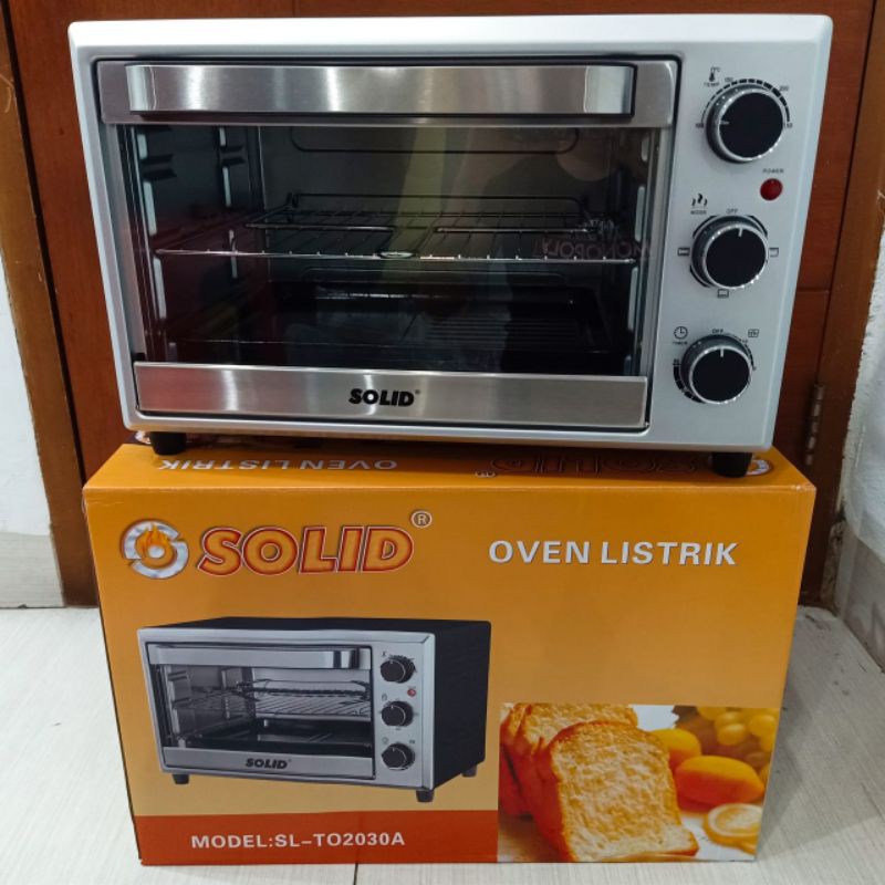 Jual Oven Listrik SOLID SL-TO2030A Electric Oven Kapasitas 30 Liter | Shopee Indonesia