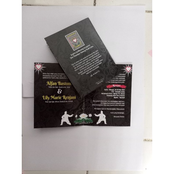 Jual Undangan Unik Desain Perguruan Silat PSHT | IKSPI | Shopee Indonesia
