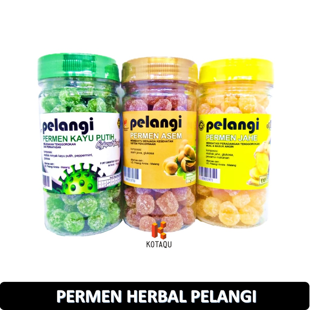 Jual Permen Kayu Putih | Asem Jawa | Jahe Pelangi 150gr | Shopee Indonesia