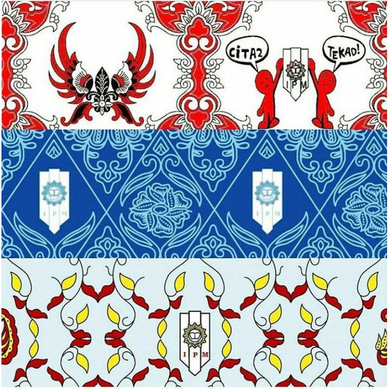 Jual Batik IPM/batik Muhammadiyah/batik sekolah/batik seragam/batik ...