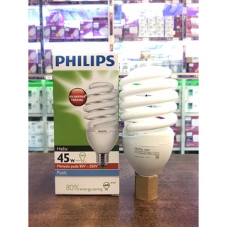 Jual LAMPU PHILIPS HELIX SPIRAL 45 WATT / PHILIPS SPIRAL / BOLA LAMPU ULIR | Shopee Indonesia