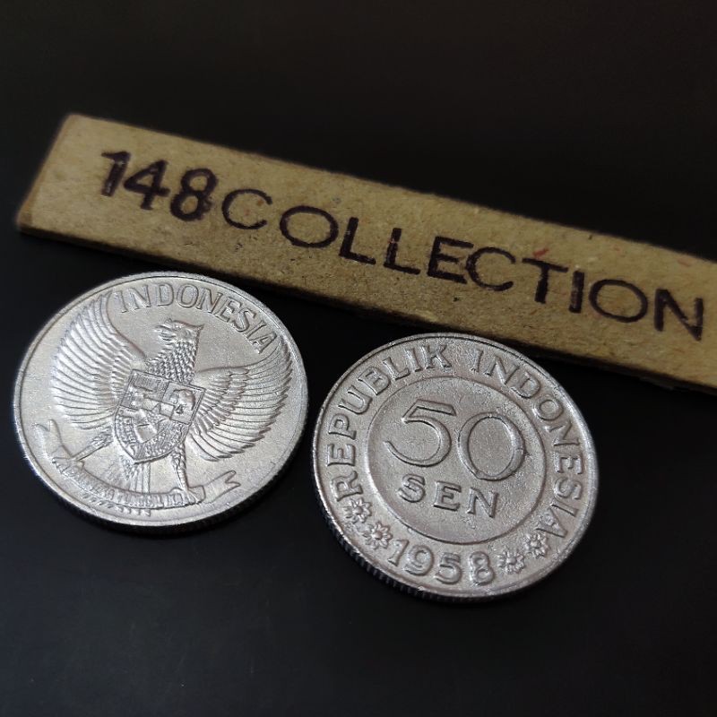Jual uangkuno 50 sen garuda . koin 50 sen | Shopee Indonesia