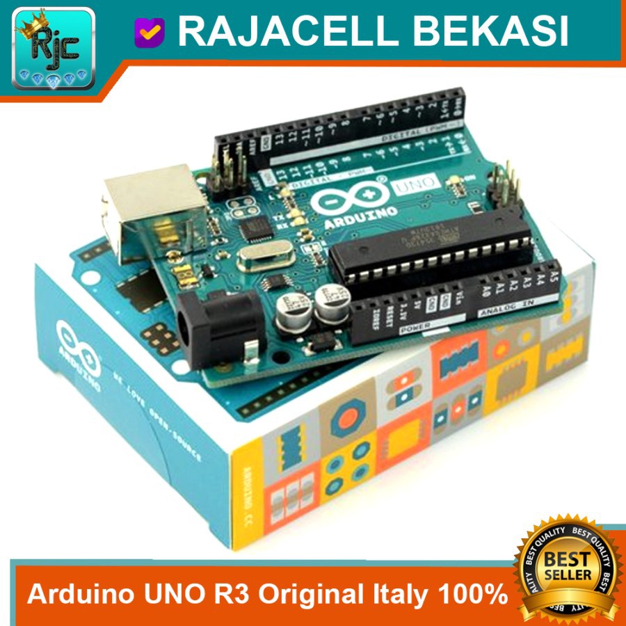 Jual Original Italy Uno R3 100% ORI Arduino Development Board Indonesia ...