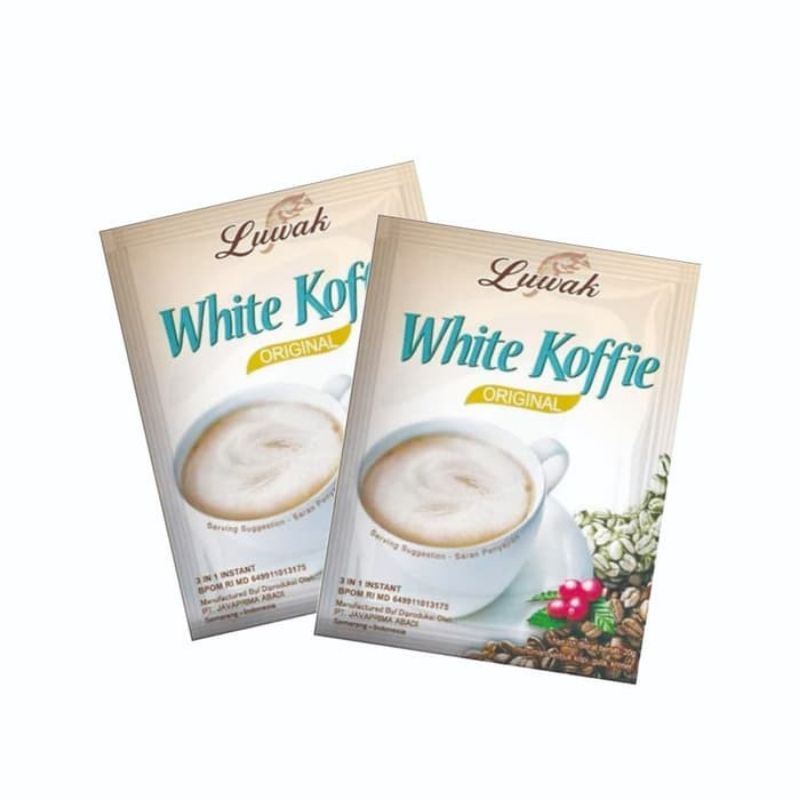 Jual Kopi Luwak White Koffie Original 10x20gr (Renceng ) | Shopee Indonesia
