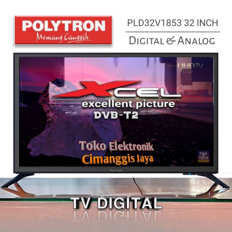 Jual TV LED POLYTRON DIGITAL 32 INCH PLD32V1853 PLD32V1753 | Shopee ...