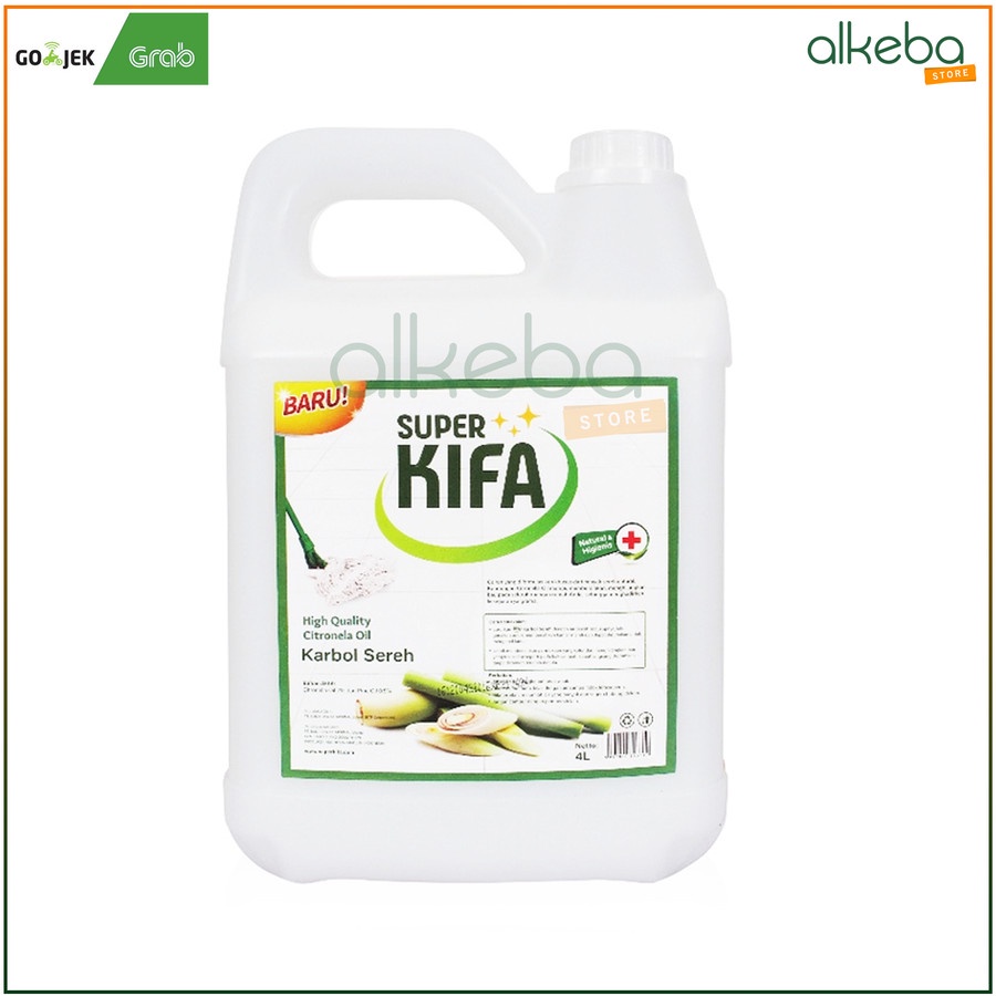 Jual Karbol Sereh galon Merk Kifa 4 Liter pengusir serangga kecoa ...