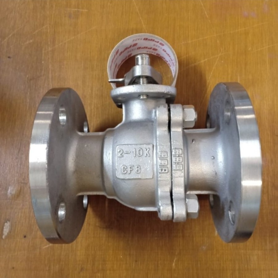 Jual Ball Valve stainless SS 304 jis 10K 1-1/2" flange | Shopee Indonesia