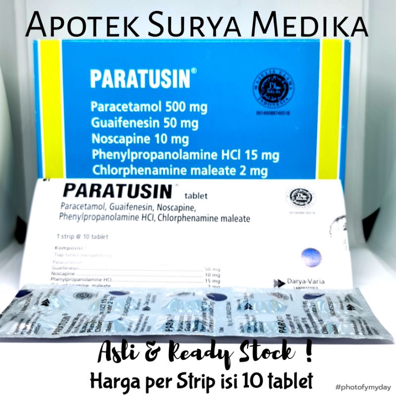Jual Paratusin Tablet.Kemasan strip isi 10 tablet. | Shopee Indonesia