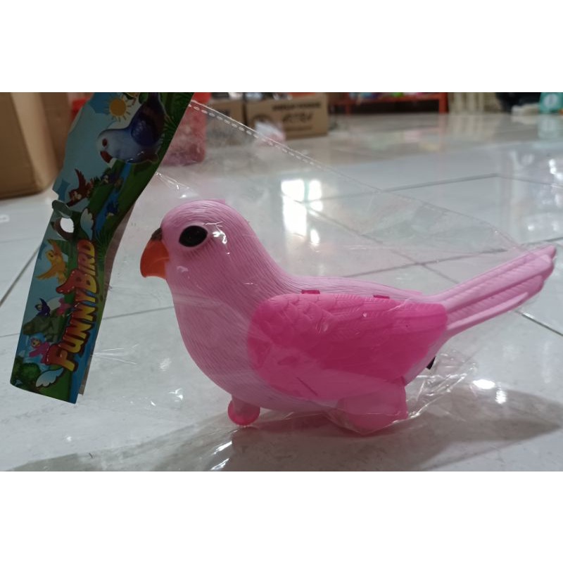 Jual mainan burung darah bisa berjalan burung darah kantong | Shopee ...