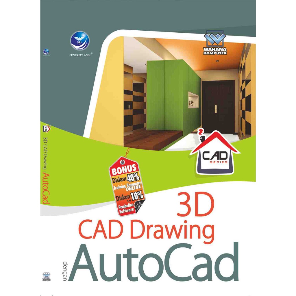 Jual BUKU CAD Series: 3D CAD Drawing Dengan AutoCad Indonesia|Shopee ...