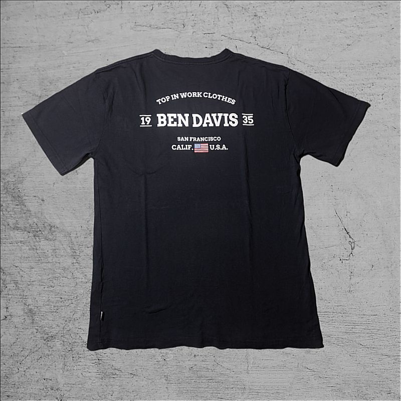 Jual tshirt ben davis pocket kaos original | Shopee Indonesia