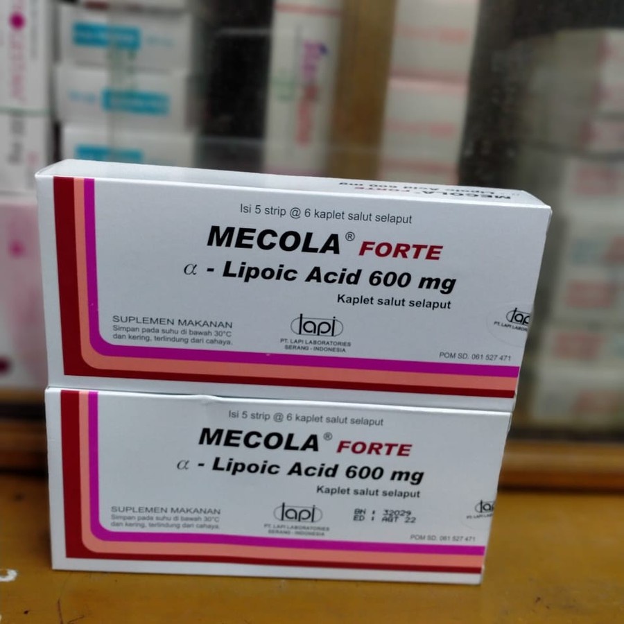 Jual Mecola Forte 600 MG Strip Isi 30 Kaplet Obat Original Lapi ...