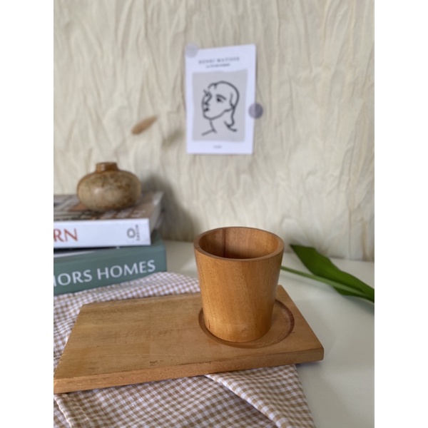 Jual COASTER TATAKAN KAYU UNTUK MINUMAN | Shopee Indonesia