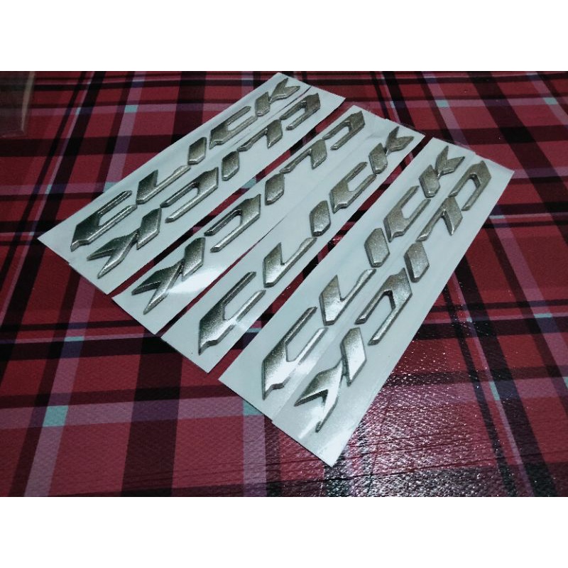 Jual Sticker3D Honda Click Logo Click Emblem Honda Click Indonesia ...