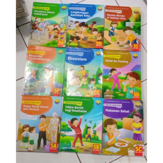 Jual Buku Teks Tematik Terpadu 5 ABCDEFCHI Kelas 5 SD/MI K13 REVISI YUDHISTIRA | Shopee Indonesia