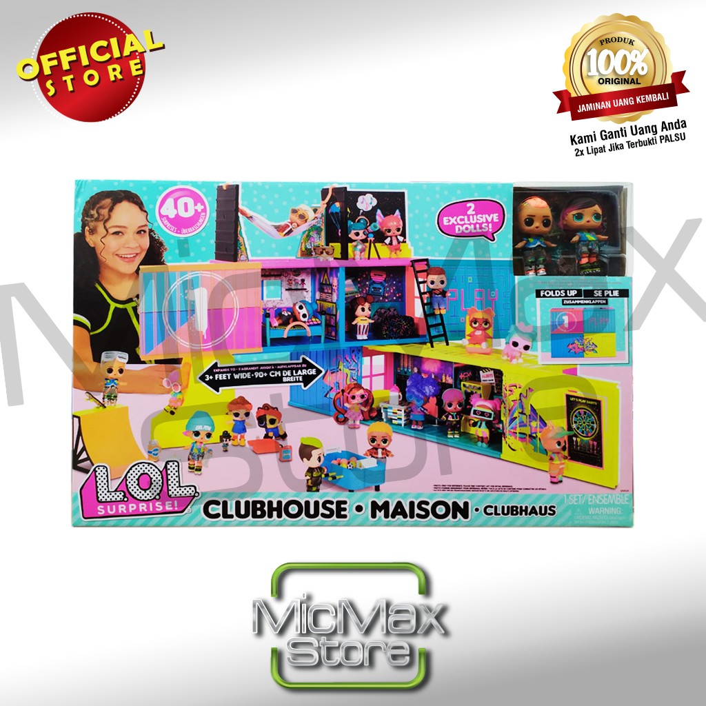 Jual LOL Surprise Clubhouse Maison Playset Original | Shopee Indonesia