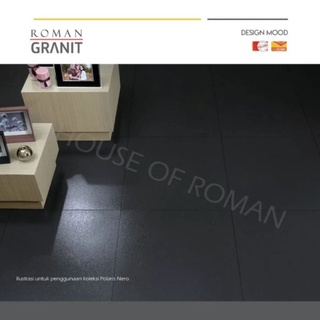 Jual Roman Granit 60x60 dPolaris Nero (Design Mood) / Lantai Granit ...