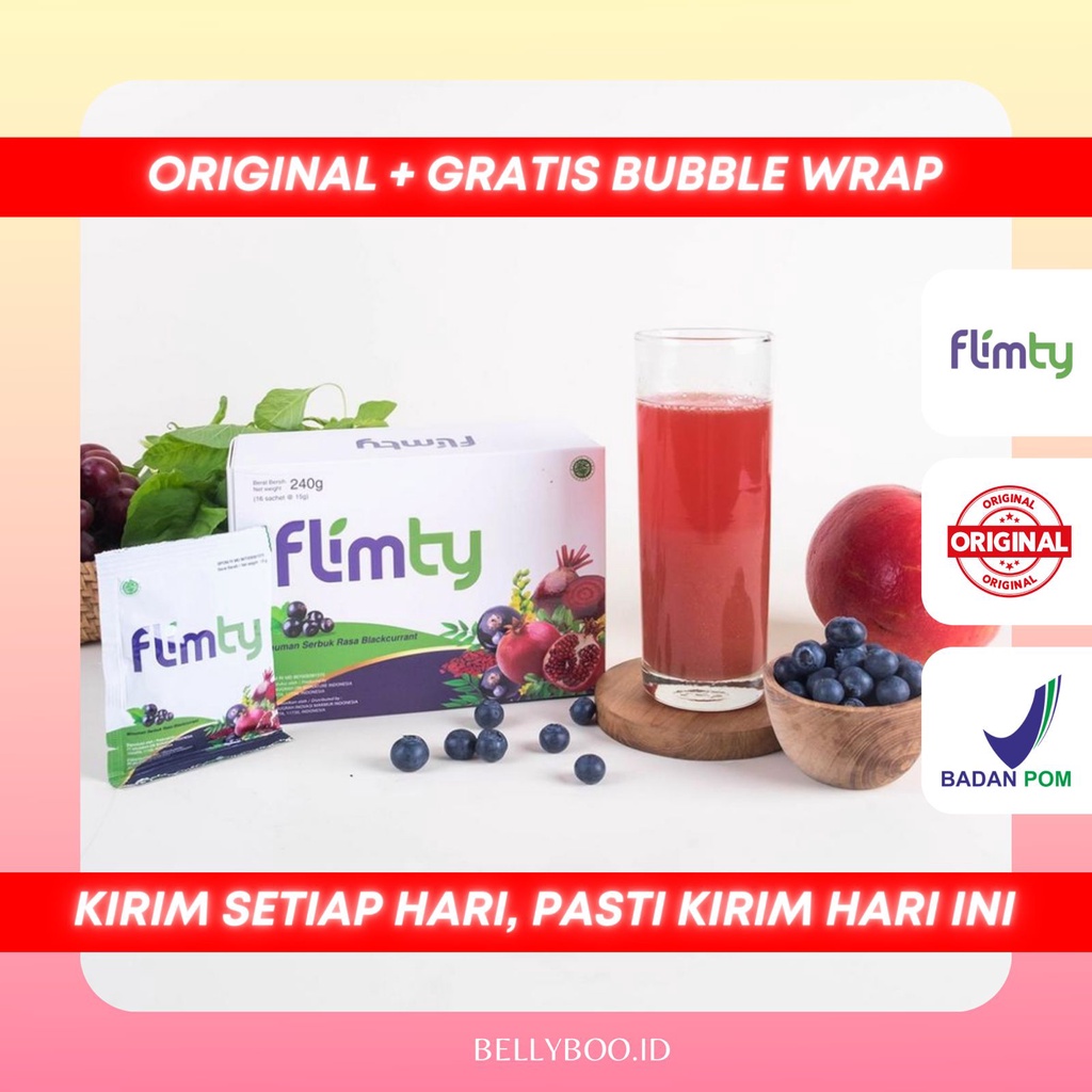 FLIMTY FIBER PELANGSING HALAL BPOM DIET DETOX 1 BOX 16 SACHET FLIMTI ...