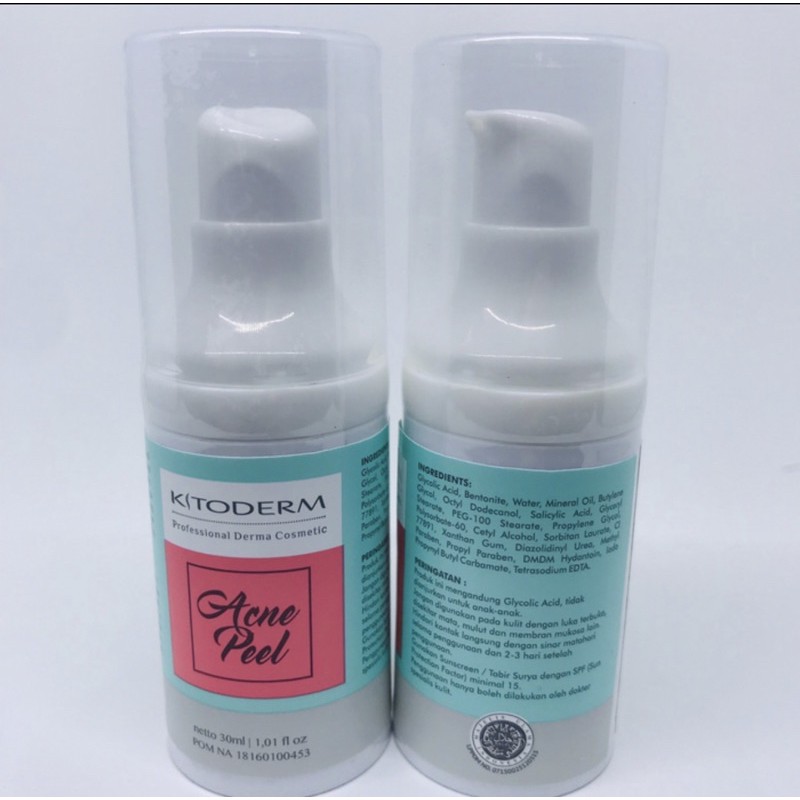 Jual KITODERM ACNE PEEL / PEELING KULIT BERJERAWAT | Shopee Indonesia