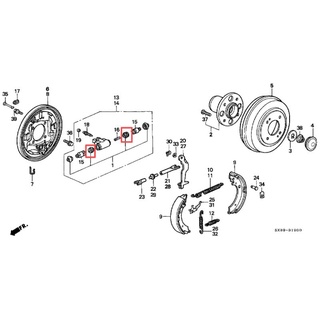 Jual Sil Seal Wheel Cylinder / Silinder Tromol Master Rem Roda Belakang ...