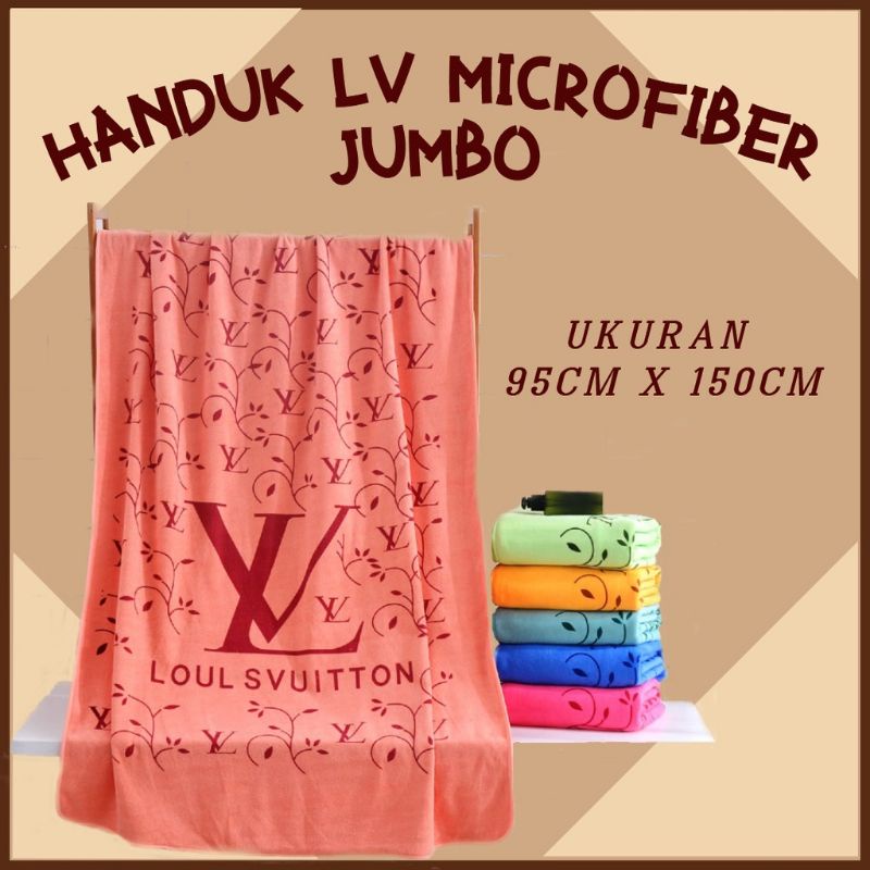 Jual HANDUK JUMBO BRAN LV DAN GUCCI LEMBUT | Shopee Indonesia
