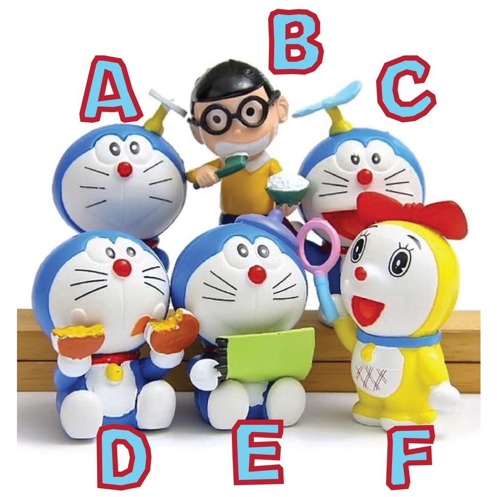 Jual JUAL SATUAN / SET Figure Doraemon Dorayaki | Shopee Indonesia