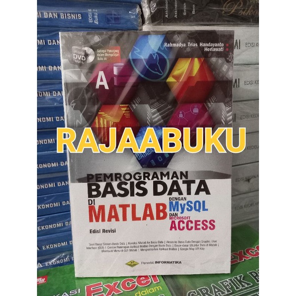 Jual Pemrograman Basis Data Di Matlab Dengan Mysql Dan Microsoft Access