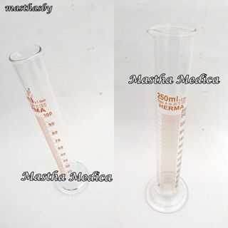 Jual Alat Laboratorium Gelas Ukur Kaca Tabung Larutan Kimia Herma ...