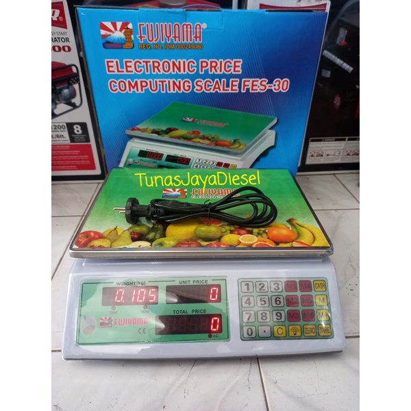 Jual Timbangan Duduk Digital 30Kg FUJIYAMA FES-30 | Shopee Indonesia