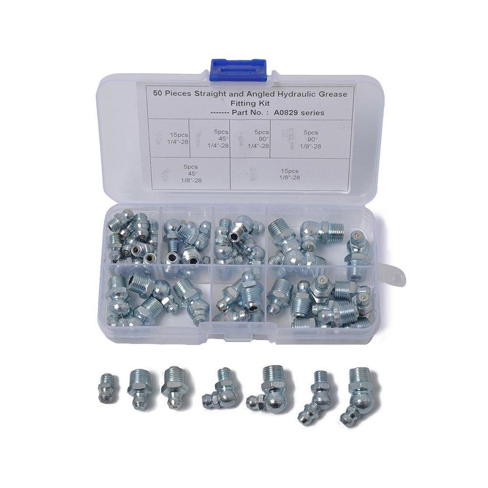 Jual ST PAKET HEMAT 50 PCs NIPPLE GREASE SET NEPEL GREASE METRIC M6 M8 ...