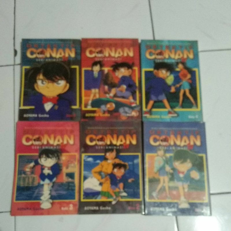 Jual komik DETEKTIF CONAN SERI ANIMASI TV VOL.1-6 TAMAT | Shopee Indonesia