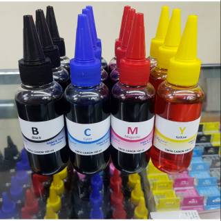 Jual Tinta Canon 100 ML, 1 Set ( 4 Warna ) | Shopee Indonesia