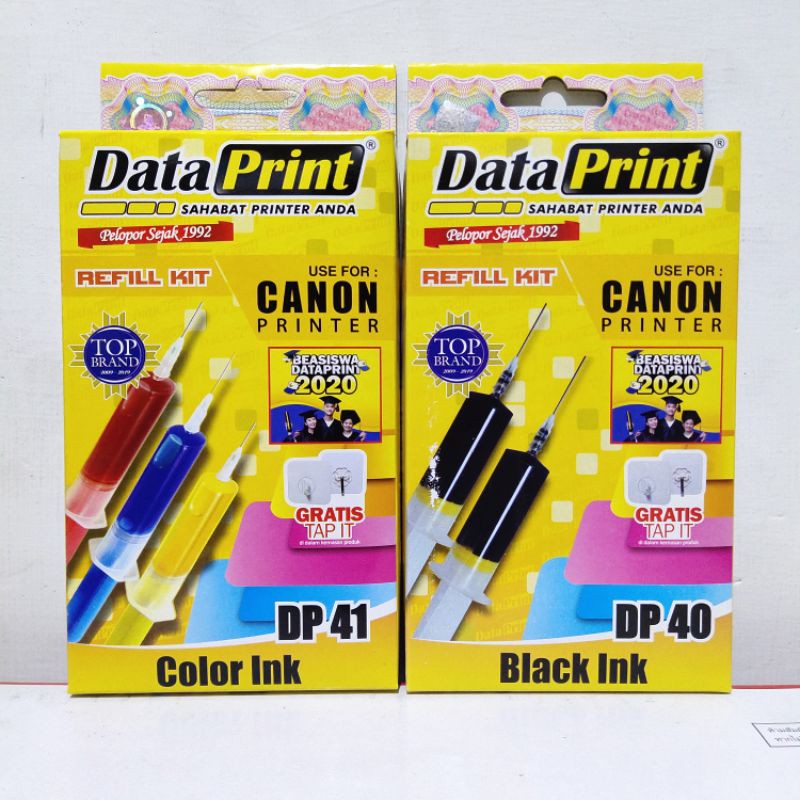 Jual TINTA SUNTIK REFILL KIT CANON DATA PRINT DP40/DP41 | Shopee Indonesia