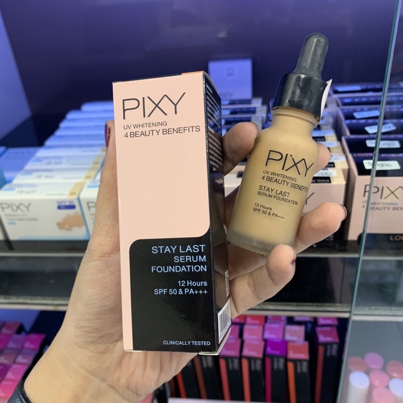 Jual Pixy Stay last Serum Foundation | Shopee Indonesia