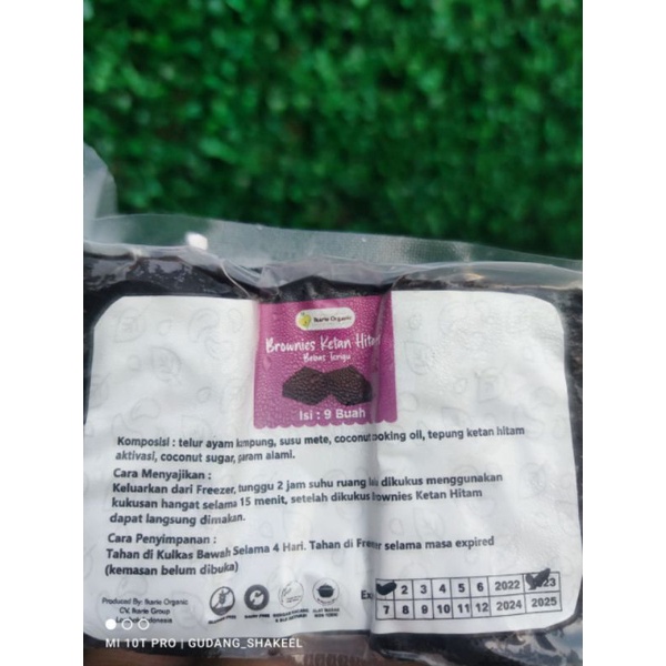 Jual ROTI KUE BROWNIES KETAN HITAM BEBAS/TANPA TERIGU/SUSU/TELUR GLUTEN ...