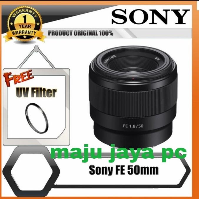 Jual lensa sony FE 50mm f1.8 full frame | Shopee Indonesia