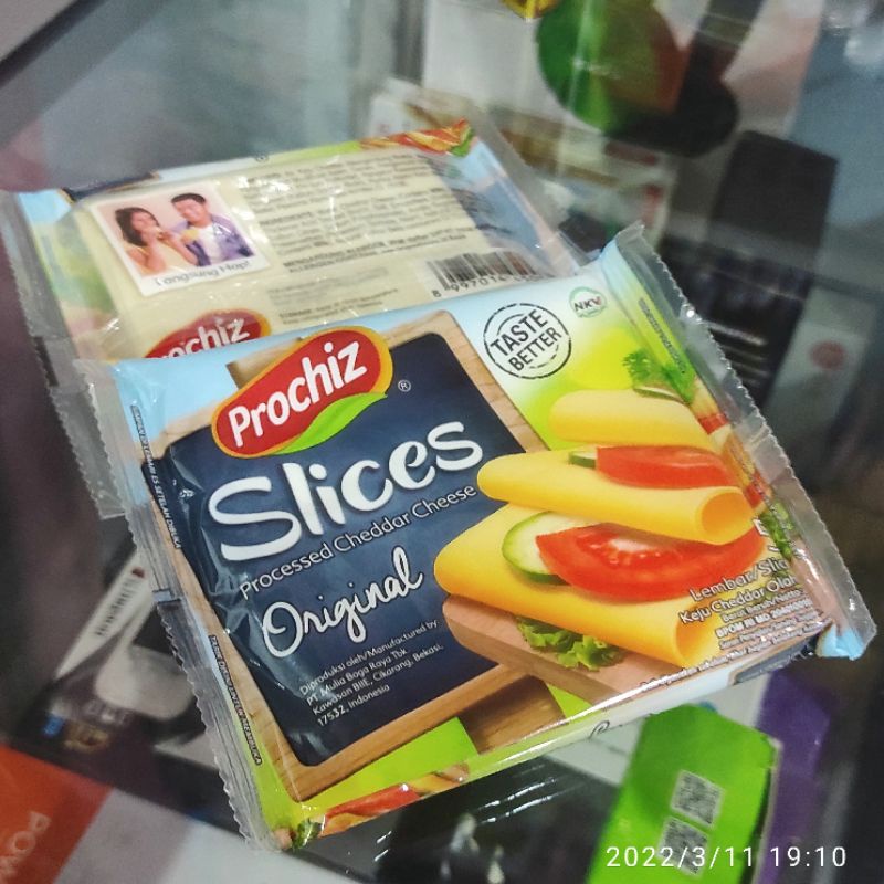 Jual Prochiz Slices isi 5 Lembar Processed Cheddar Cheese - Keju ...