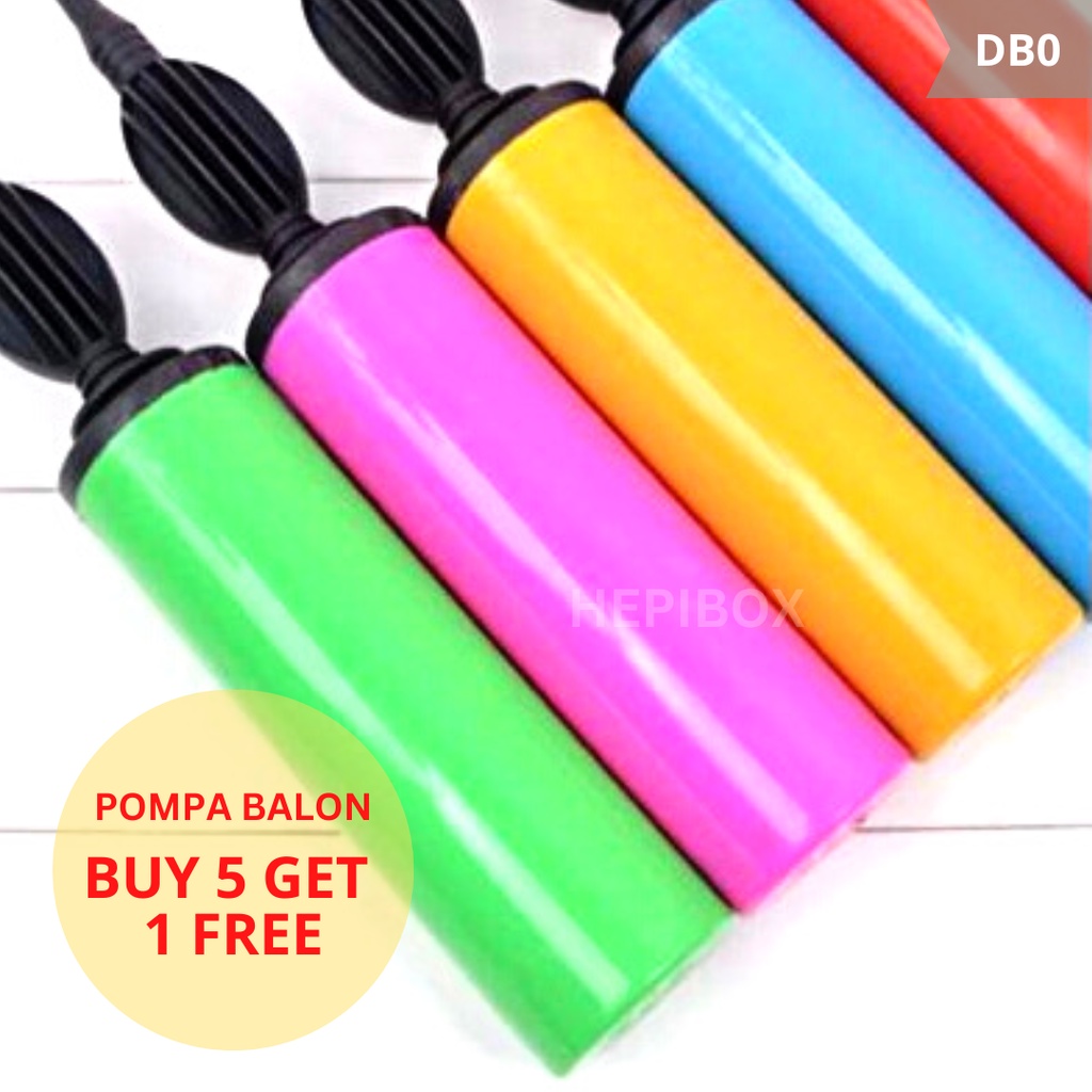 Jual Pompa Balon Tangan Manual / Alat Pompa Tiup Angin Balloon Bola ...