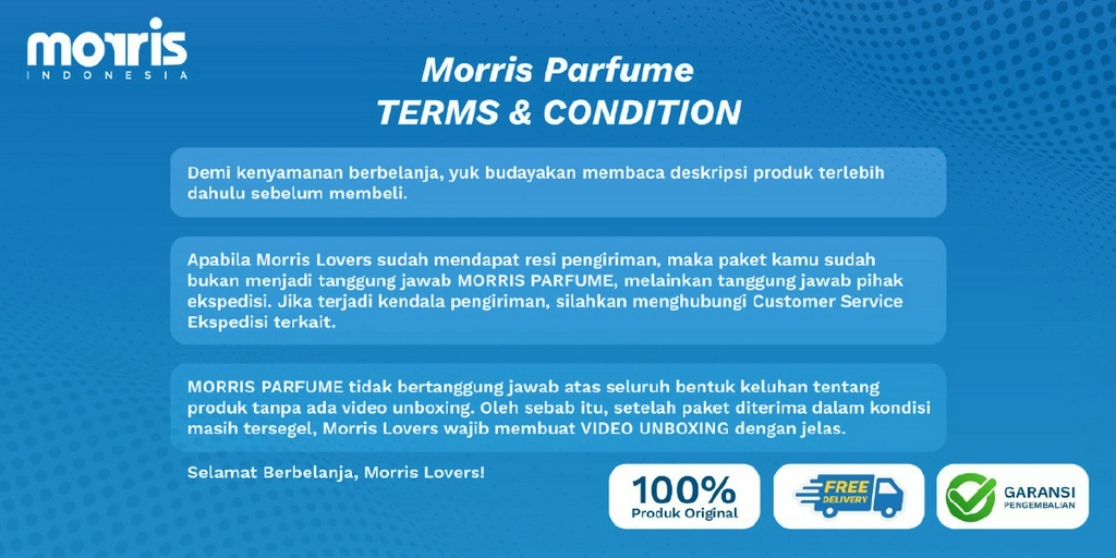 Toko Online Morris Parfume Official Shop | Shopee Indonesia
