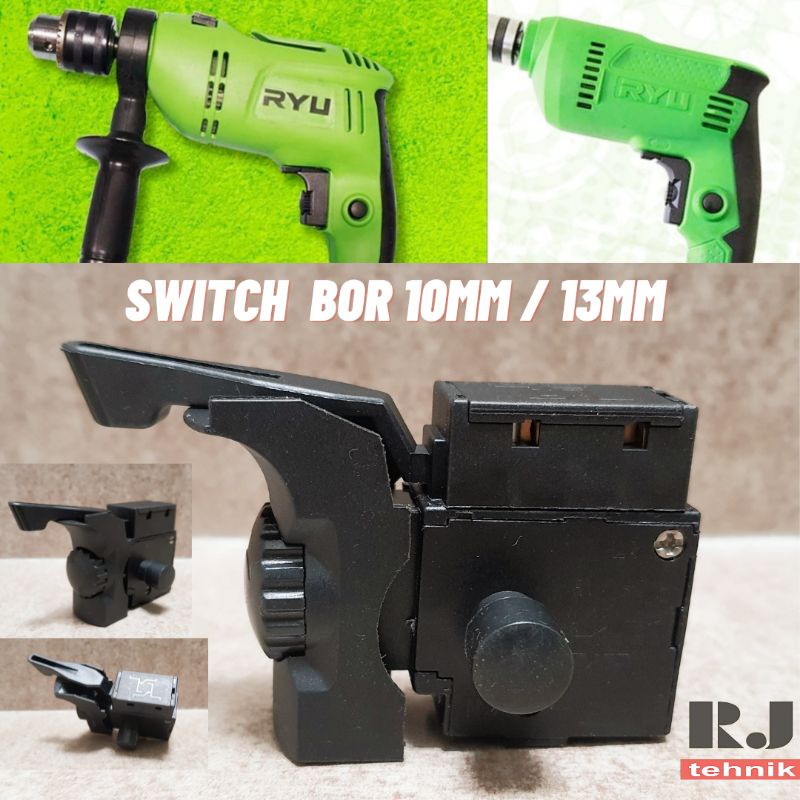 Jual Ryu Switch Saklar Skakel Mesin Bor Impact 10mm / 13mm Bolak Balik ...