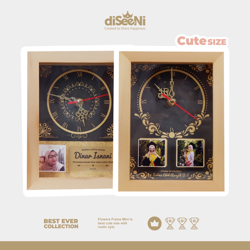 Jual Jam Dinding Custom Hadiah Jam Foto Polaroid Kado Wisuda Kado ...