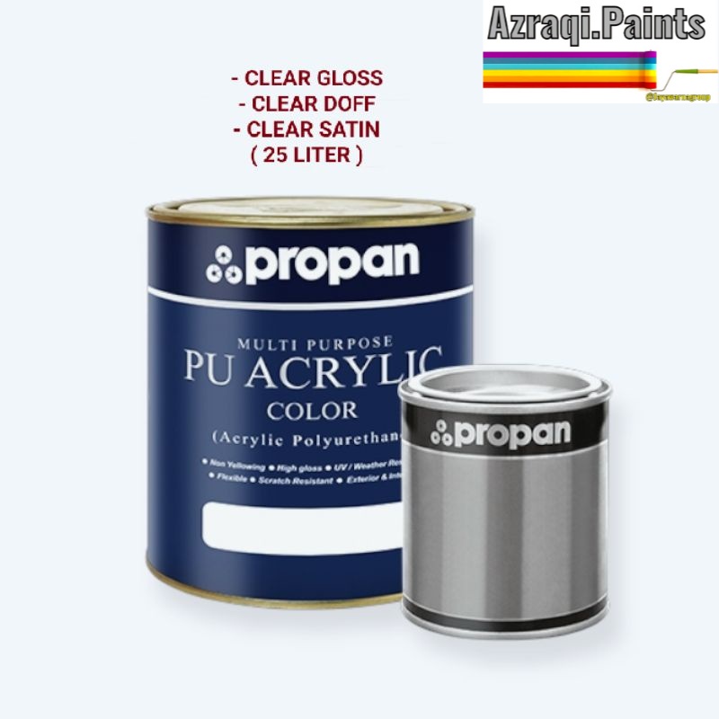 Jual PROPAN PU ACRYLIC PUL-765-2K CLEAR ( 25 LITER ) + HARDENNER ...