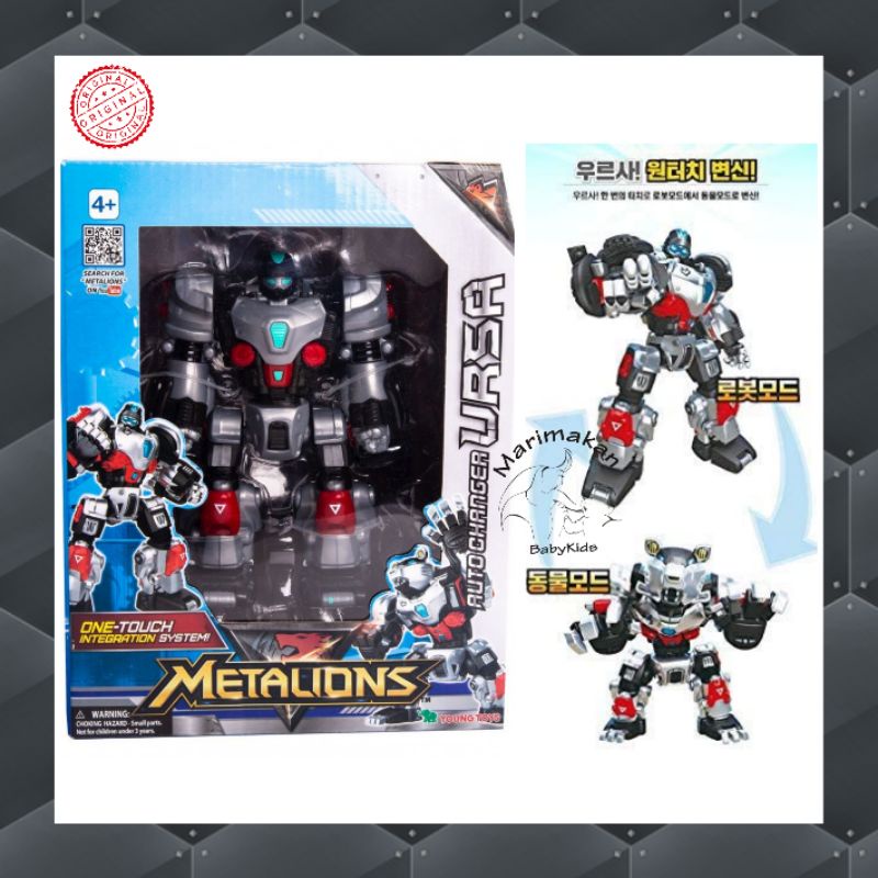 Jual Metalions Autochanger Ursa Mainan Robot Anak Original Bisa Berubah Bentuk | Shopee Indonesia