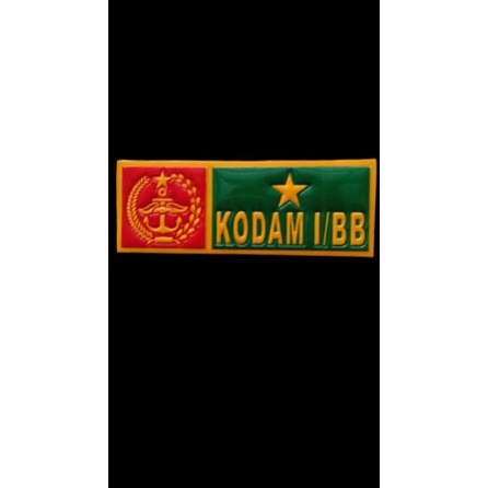 Jual Stiker plat nomor kodam 1/BB - Sticker plat nomor kodam 1/BB ...