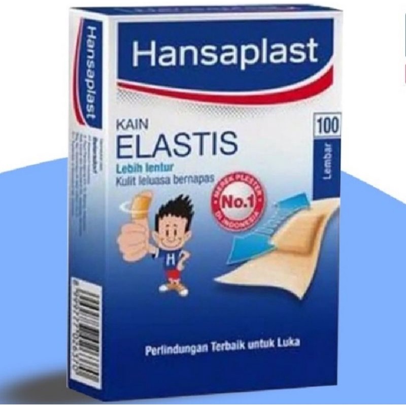 Jual HANSAPLAST PLASTER LUKA 1 box/ 100 lembar | Shopee Indonesia